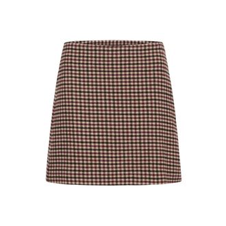 Part Two Tawny Ganache Check Rock - - Skirts - Damen - Mehrfarbig - XL