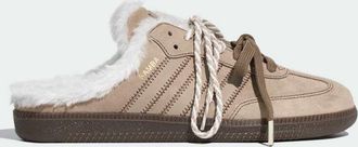 adidas Originals Samba OG Mule-Sneaker in Hellbraun und Wei&szlig;