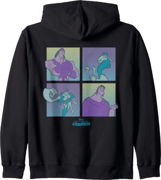 Disney The Emperors New Groove Character Grid Kapuzenjacke