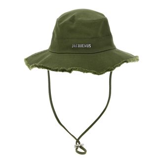Jacquemus unisex, Accessoires, Vert, Taille: 56 CM Le Bob Artichaut Bucket Hat