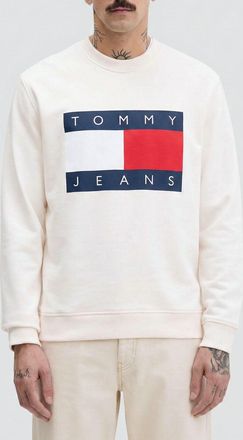 Tommy Jeans Sweatshirt TOMMY JEANS Herren Farbe Yellow Cream