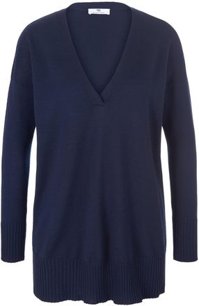 Peter Hahn V-Pullover Peter Hahn blau