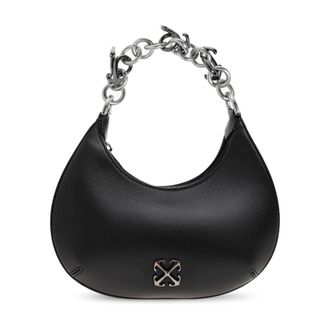 Off-white Femme, Sacs, Noir, Taille: ONE Size Hemisphere Shoulder Bag