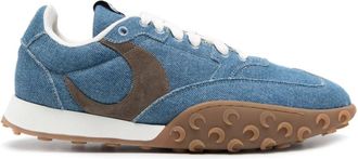 Marine Serre Moon Laser Sneakers aus Denim - Blau