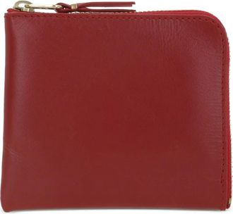Comme Des Garçons Portemonnaie mit Reißverschluss - Rot