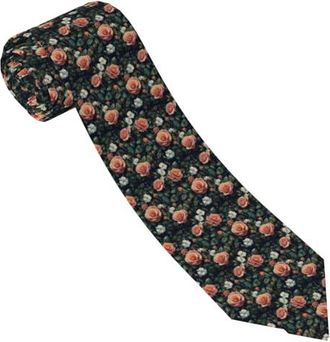 Generic Cravate Pour Homme Imprim&eacute; Roses &Eacute;l&eacute;gant Cravates Confortable Cravate Pour Hommes Pour F&ecirc;te L&Eacute;cole Remise De Dipl&ocirc;me