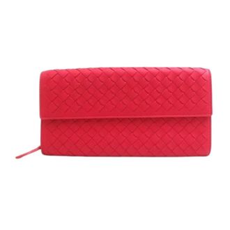 Bottega Veneta Portefeuille long (bi-pli) Pre-owned - Femme - Pre-owned - Rouge - Taille: ONE Size