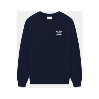 Dr&ocirc;le de Monsieur Le Sweatshirt Slogan - - Sweatshirts & Hoodies - Herren - Blau - XL