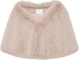 Unreal Fur Yasmine Cape - Nude