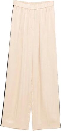 Forte_Forte Pantalon large en satin My Pants - Femme - Pantalons - Beige - Taille: 40 FR