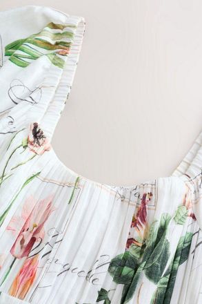 Next Midikleid Midikleid mit Puff&auml;rmeln (1-tlg)
