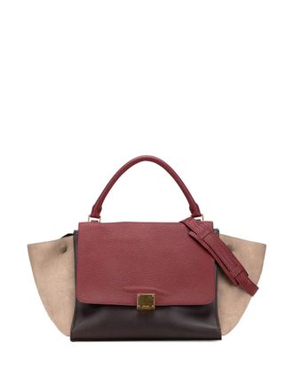 Celine 2015 mittelgro&szlig;e Trapeze Satchel-Tasche - Rot