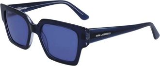 Karl Lagerfeld Homme, Accessoires, Bleu, Taille: ONE Size Lunettes de soleil design en ac&eacute;tate