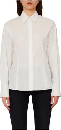 Liu Jo Femme, Blouses et Chemises, Blanc, Taille: 40 FR Camicia fiocco
