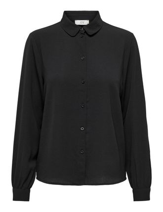 Jacqueline de Yong Damen JDYBROOKE L/S Shirt WVN NOOS Bluse, Black, 38