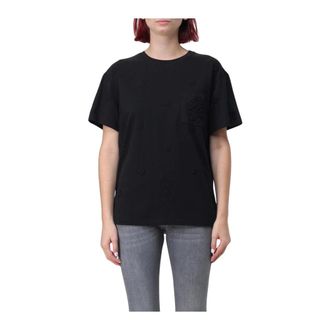 Twinset Femme, Tops, Noir, Taille: 34 FR T-shirt à poche florale