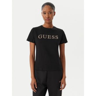Guess T-Shirt V6RI20 J1314 Schwarz Regular Fit