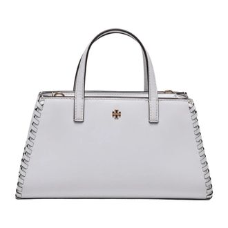 Tory Burch Emerson Whipstitch Tote - - Bags - Damen - Wei&szlig; - ONE SIZE