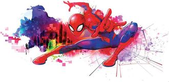 Komar Komar - Poster géant intissé Spider-Man Graffiti Art - 300 x 150 cm