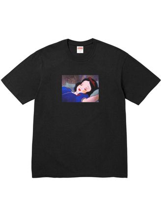 SUPREME t-shirt Snow White Black - Noir