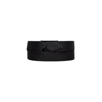 Yohji Yamamoto Grafisches Logo-G&uuml;rtel - - Accessories - Herren - Schwarzk - S