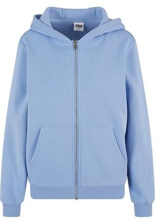 Urban Classics Tb7286-ladies Fluffy Zip Hoody Maillot de survêtement, Bleu poudré, XXXXL Homme