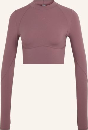 adidas Adidas By Stella Mccartney Adidas By Stella Mccartney Training Crop-Top, Lang&auml;rmelig rot
