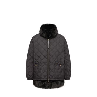 Moncler Moncler Doudoune Courte 3-en-1 Chaleureux, Femme, Noir, Taille: 00