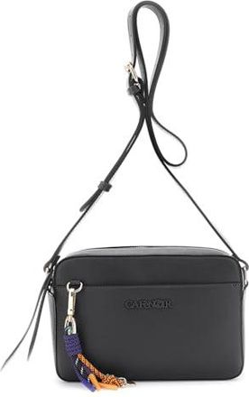 Cafènoir CafèNoir - Chambre Sac Effet Cuir Saffiano Avec Charms Multicolor, Femme, Taille Unique, Noir, Taille unique