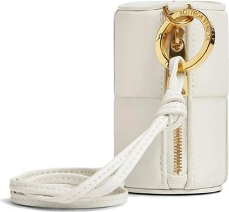 Bottega Veneta Femme, Accessoires, Blanc, Taille: ONE Size Porte-monnaie en cuir