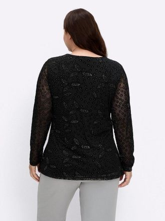 Sheego T-Shirt Shirt Langarm