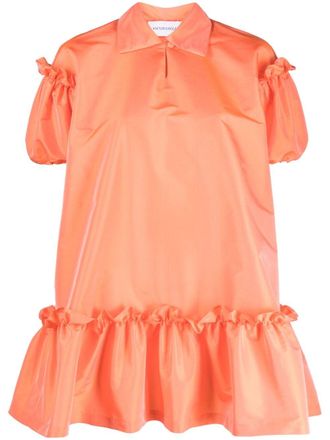 Viktor & Rolf robe courte &agrave; manches bouffantes - Orange
