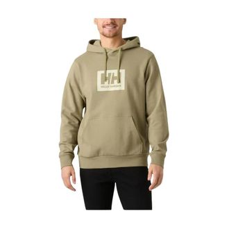 Helly Hansen Sweat &agrave; capuche en coton &eacute;ponge - Homme - Sport - Beige - Taille: S