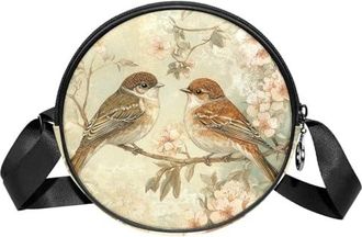 Generic Petit sac &agrave; bandouli&egrave;re Circle pour femme, petit sac &agrave; bandouli&egrave;re jaune miel avec fermeture &eacute;clair, bretelles r&eacute;glables, sac &agrave; main rond d&eacute;contract&eacute; 