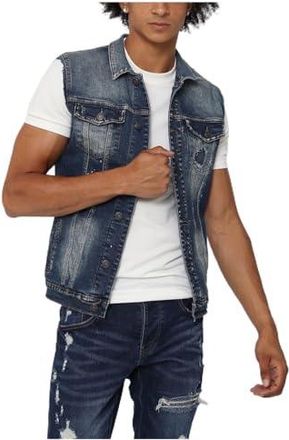 Kebello Blouson Jeans pour Homme