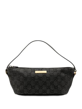 Gucci sac porté épaule Boat (2000-2015) - Gris