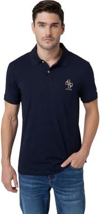 Guess Polo Homme Nolan Short Sleeve Polo Noir E25GU11 M4YP66J1314, G7v2 - Smart Blue, Small