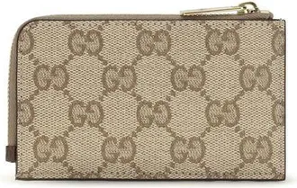 Gucci GG Coated Canvas Wallet - Beige