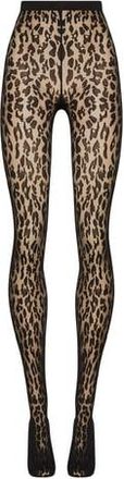 Wolford Collants à motifs léopard