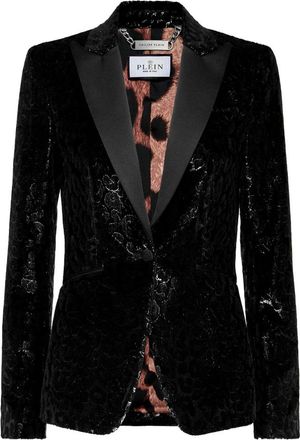 Philipp Plein Damen, Jacken, Schwarzk, SGr&ouml;&szlig;e