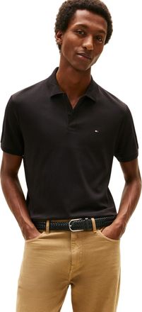 Tommy Hilfiger Herren Liquid Cotton Essential Reg Polomw0Mw35585 S/S Poloshirt, Black (Black), 3XL