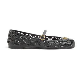 Valentino Garavani VLogo Signature Ballerina - - Shoes - Damen - Schwarzk - 41 EU