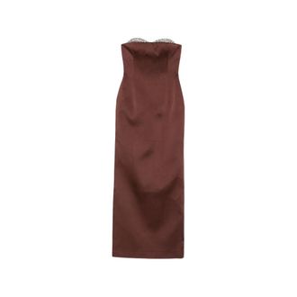 New Arrivals No&eacute;lie Crystal-embellished Strapless Dress