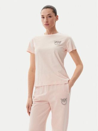 Pinko T-Shirt Nambrone 103320 A2G7 Rosa Regular Fit