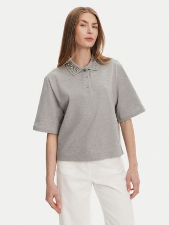 Marella Poloshirt Gonzaga 2513951014 Grau Relaxed Fit