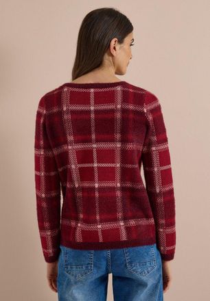 Cecil Strickpullover mit Karomuster