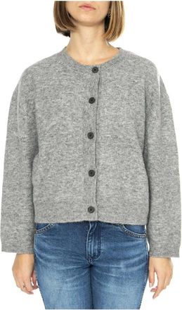 Elvine Femme, Pulls, Gris, Taille: 36 FR Cardigan