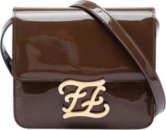 Fendi Pre-owned Karligraphy Sac Bandouli&egrave;re - Femme - Pre-owned - Brun - Taille: ONE Size