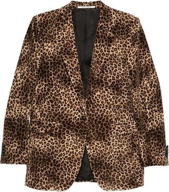 Tagliatore Leopard-print Blazer