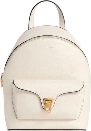 Coccinelle Femme, Sacs, Blanc, Taille: ONE Size Beat Generation Small Backpack